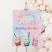 18X24 Boba Par-tea Welcome Sign, Boba Theme Birthday Party Decor ...