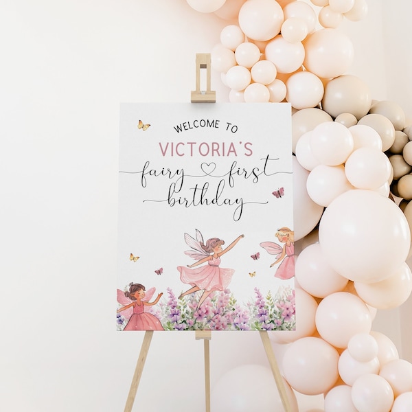 Fairies Welcome Sign - Etsy