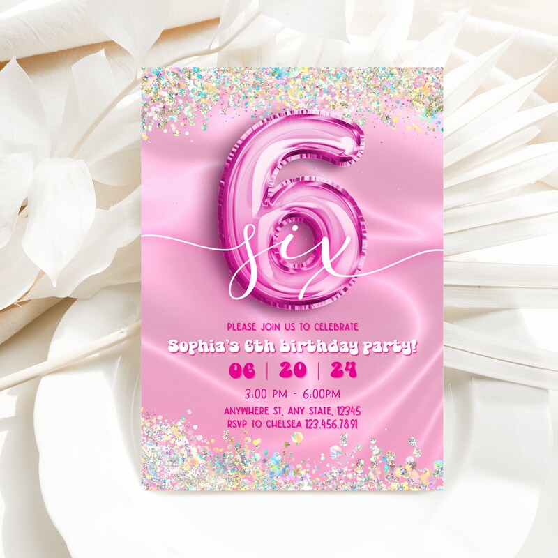 6th Birthday Party - Etsy