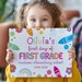 First Day of First Grade Printable Sign, 8x10 Editable, Instant Digital ...