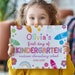 Editable First Day of Kindergarten Sign, Printable First Day of ...