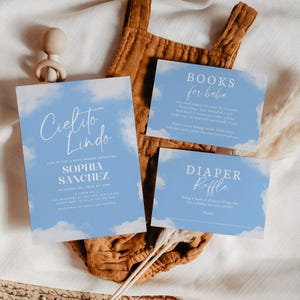 Cielito Lindo Baby Shower Invite, Cielito Lindo Baby Shower Set ...