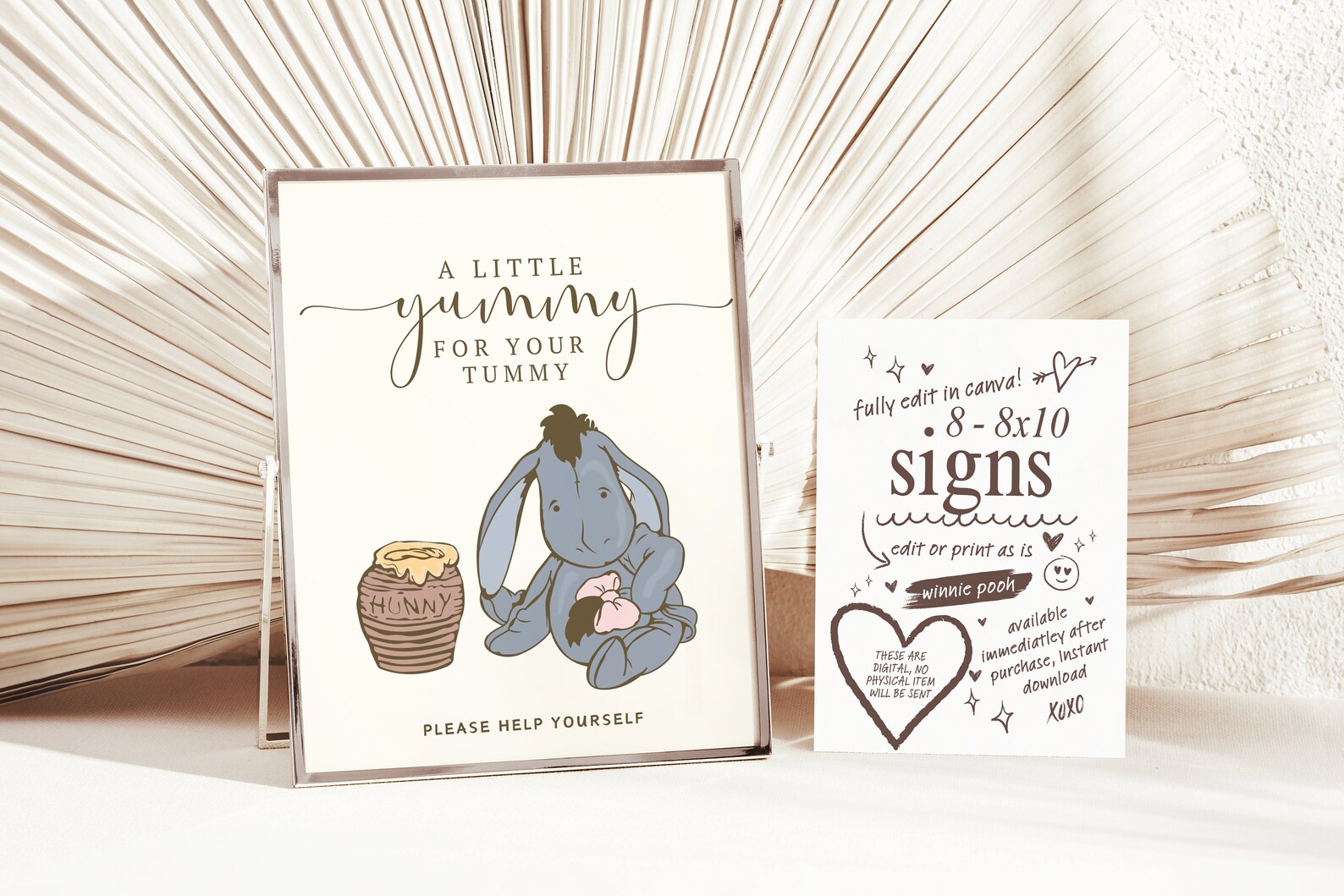 Classic Winnie the Pooh Baby Shower, Pooh Bear Baby Shower Theme ...