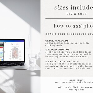 Modern Custom Sign Template, Minimalist Wedding Sign Printable ...