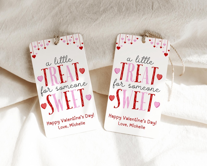 Editable Valentine's Day Gift Tags, Printable Kids Valentine Tags ...