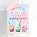 18X24 Boba Par-tea Welcome Sign, Boba Theme Birthday Party Decor ...