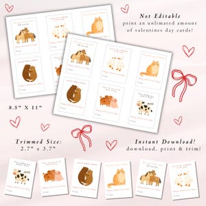 Animal Valentine's Day Cards, Pun Jokes Valentines Cards, Printable ...