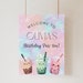 18X24 Boba Par-tea Welcome Sign, Boba Theme Birthday Party Decor ...
