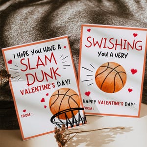 Basketball Valentine's Day Cards, All Star Valentines Cards, Printable ...