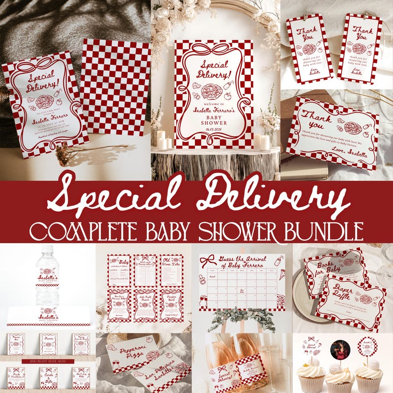 Baby Pizza Theme Party - Etsy UK