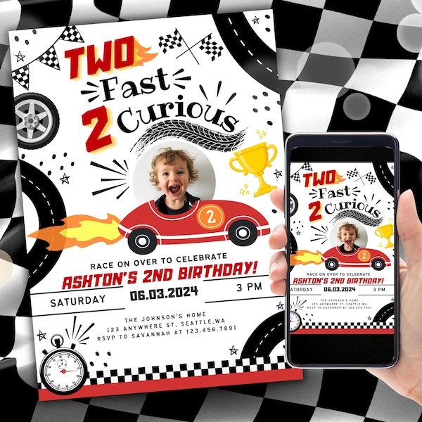 Two Fast Birthday - Etsy