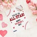 Baseball Valentine's Day Cards, All Star Valentines Cards, Printable ...