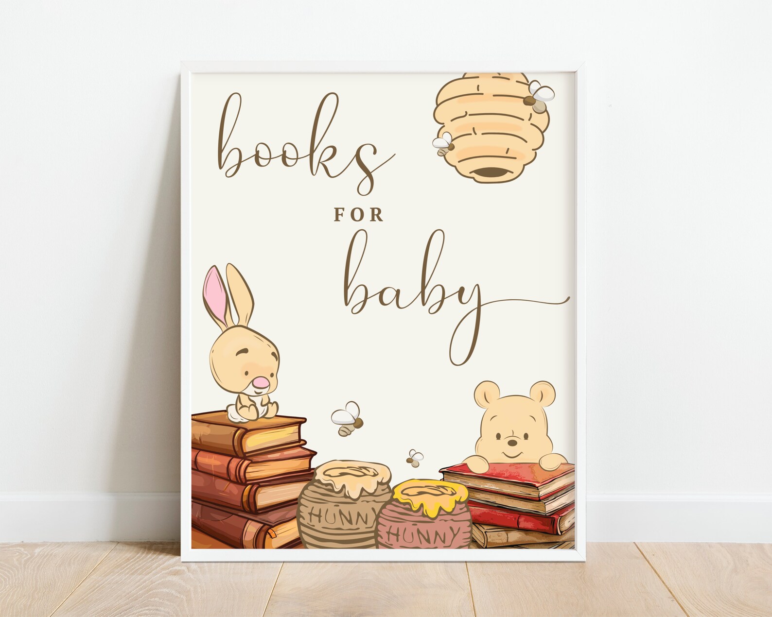 Classic Winnie the Pooh Baby Shower, Pooh Bear Baby Shower Theme ...