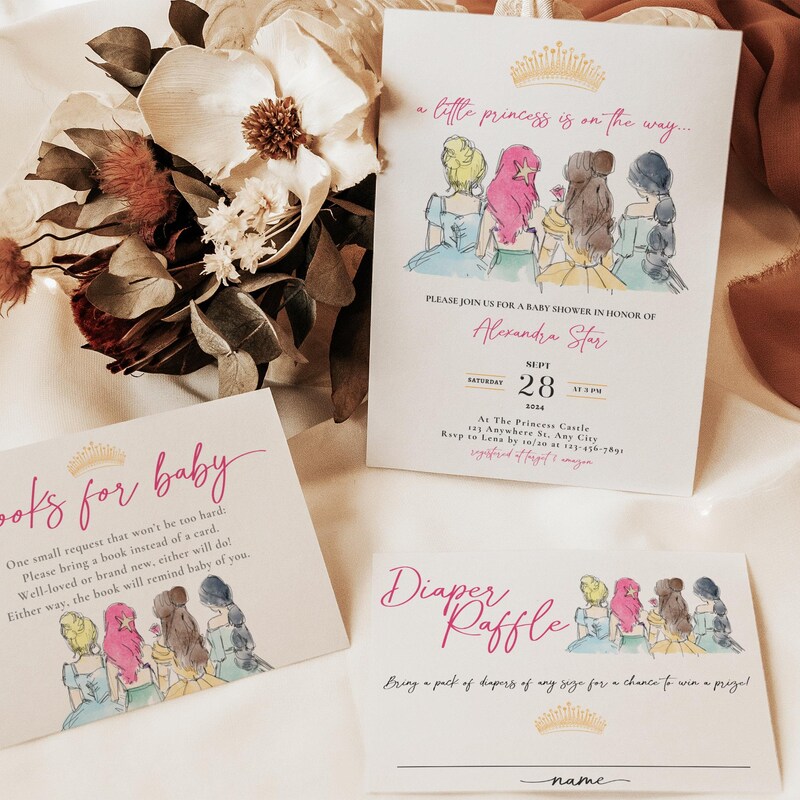 Princess Baby Shower - Etsy
