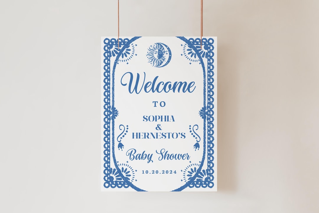 Cielito Lindo Baby Shower Welcome Sign, Cielito Lindo Baby Shower ...
