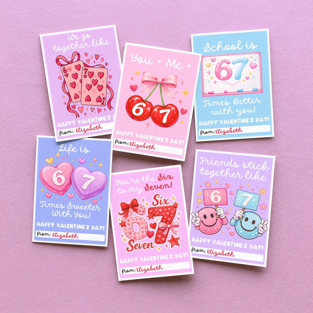 67 Slang Valentine Cards for Kids Editable | Funny Classroom Valentines ...