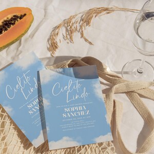 Cielito Lindo Baby Shower Invite, Cielito Lindo Baby Shower Set ...