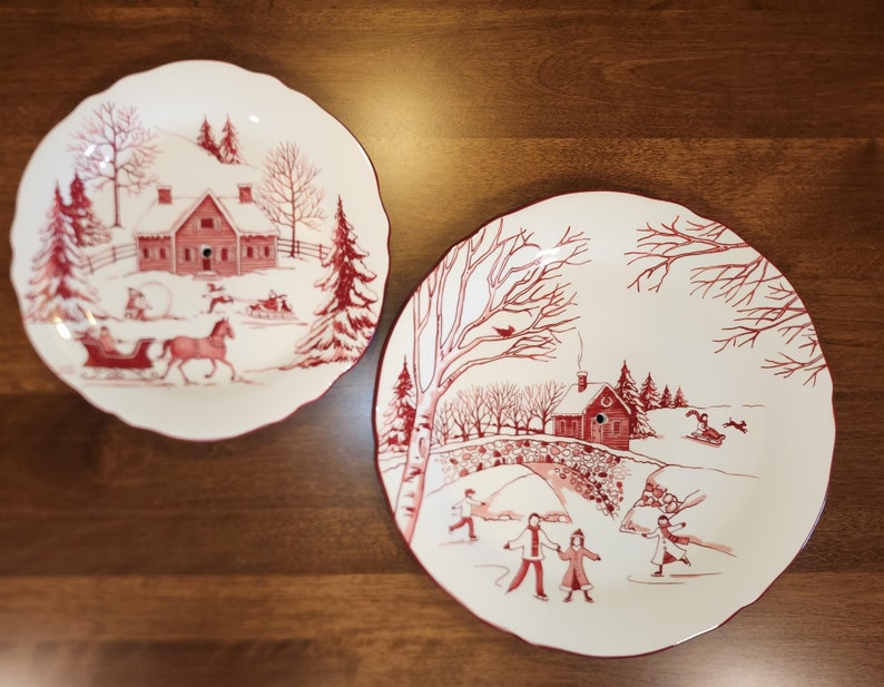 Bico Toile Winter Wonderland New Stock Two Tier Cake Stand Tiered Tray ...