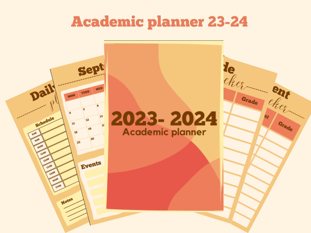 Aesthetic Student Planner for 2023-2024 - Etsy