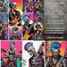 35 Halloween Inspired Punk Rock Zombie Png's, 4k Hi-res 12x12 Canvas ...