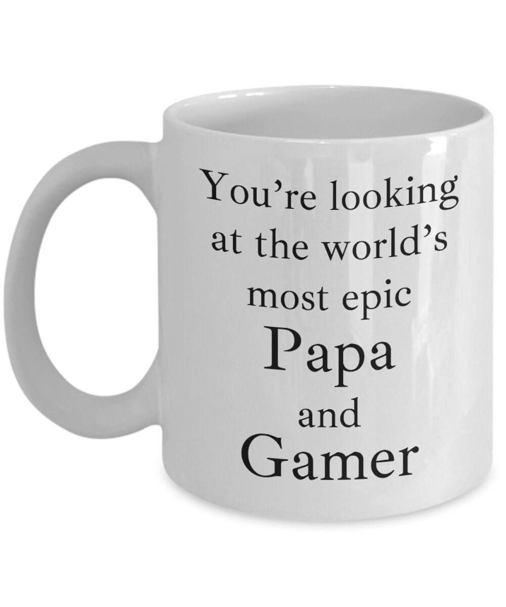 Epic Papa Gamer Mug Foxy Grandpa Grandpa Jones From Your - Etsy