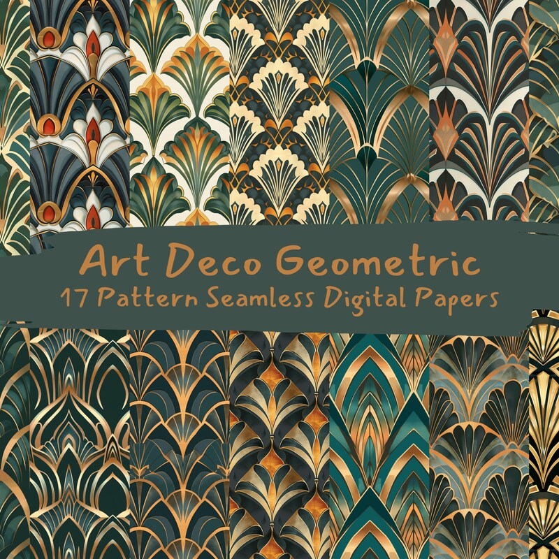 Art Deco Paper - Etsy