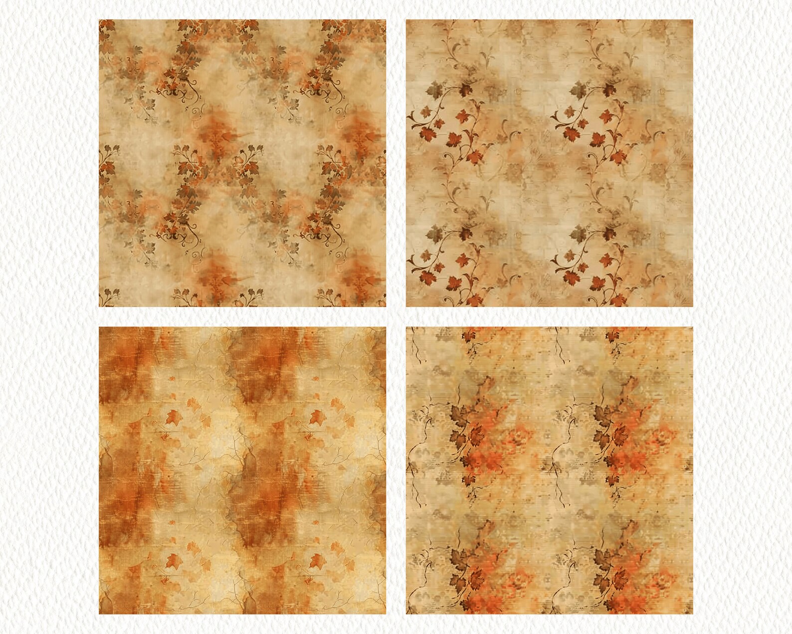 Vintage Distressed Papers Pattern Seamless Digital Papers - Printable ...
