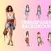 Teen Girl Fashion Digital Clipart Bundle in PNG Format Transparent ...
