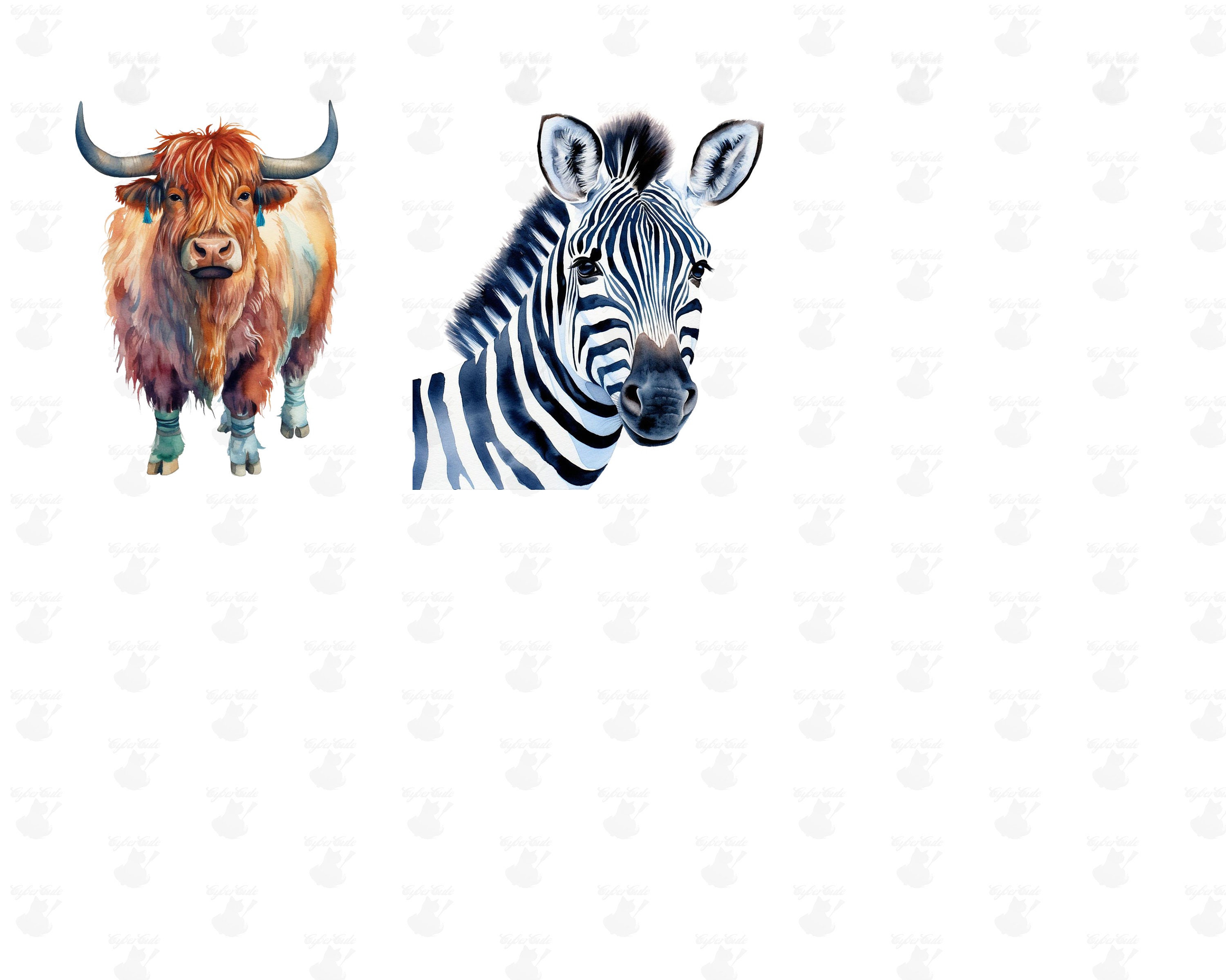 Animal A to Z, Alphabet Digital Printable Clipart Bundle PNG Formats ...