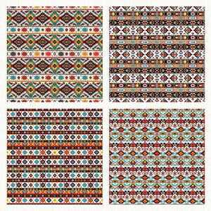 Indian Native American Pattern Seamless Digital Papers - Printable ...