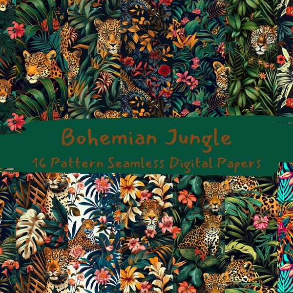 Jungle Wall Paper - Etsy