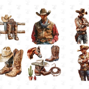 Texas Cowboy Ranch Printable Clipart, Png Format, Transparent ...