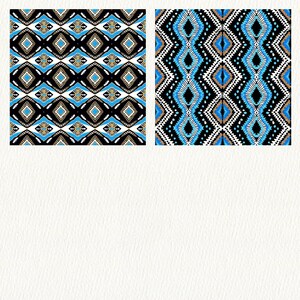 New African Style Pattern Seamless Digital Papers - Printable Scrapbook ...