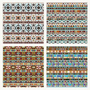 Indian Native American Pattern Seamless Digital Papers - Printable ...