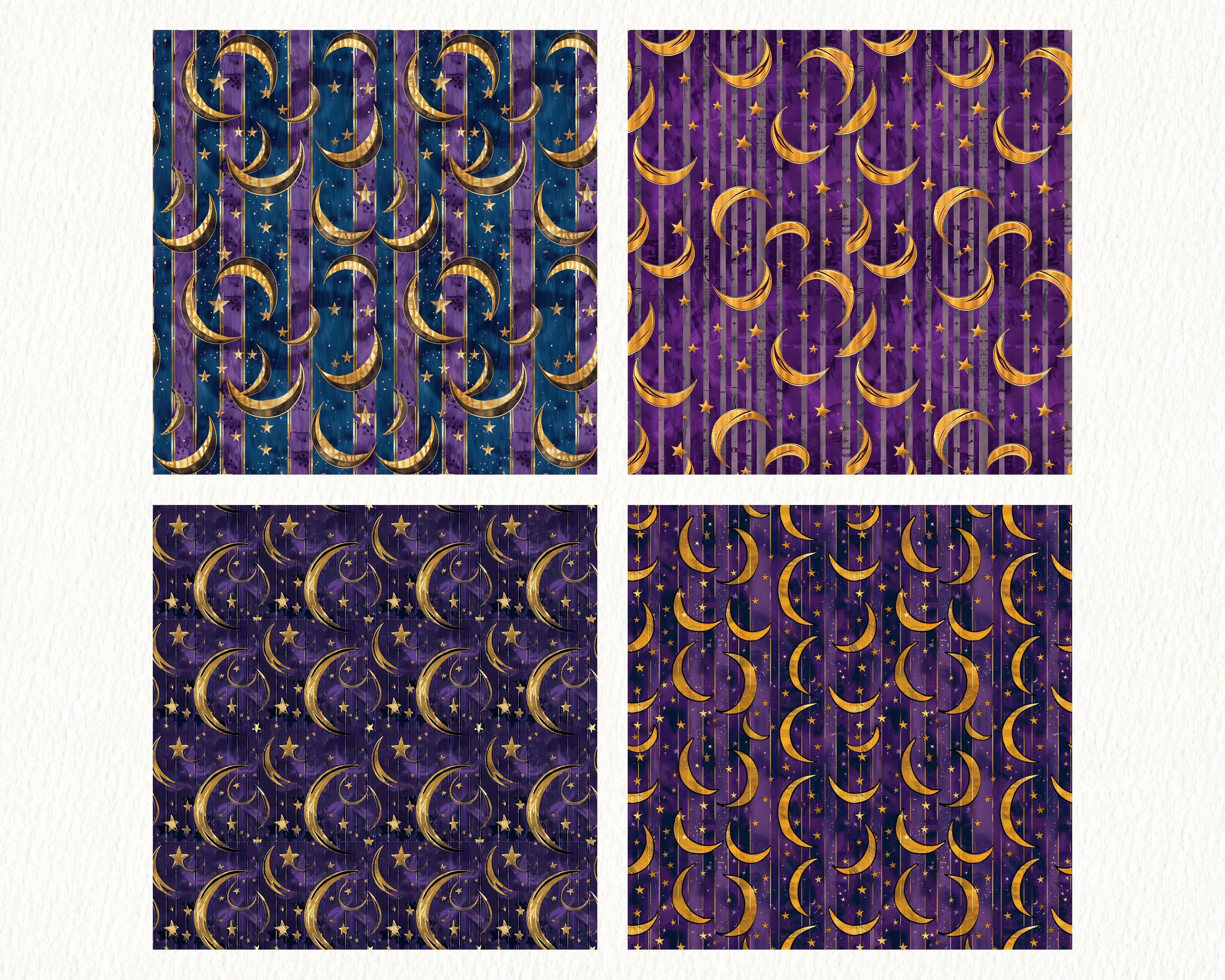 Tent of the Mystic Pattern Seamless Digital Papers - Printable ...