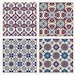 Modern Turkish Tile Pattern Seamless Digital Papers - Printable ...