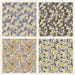 Golden Wattle Floral Pattern Seamless Digital Papers - Printable ...
