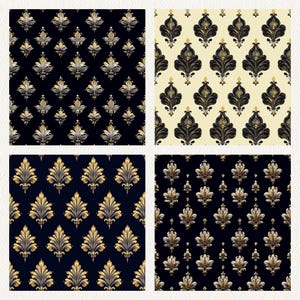 Indian Emblem Pattern Seamless Digital Papers - Printable Scrapbook ...