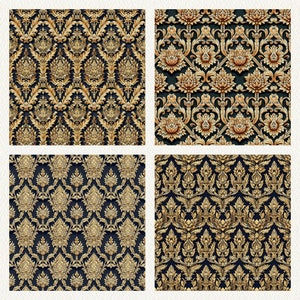 Traditional Thai Pattern Seamless Digital Papers - Printable Scrapbook ...