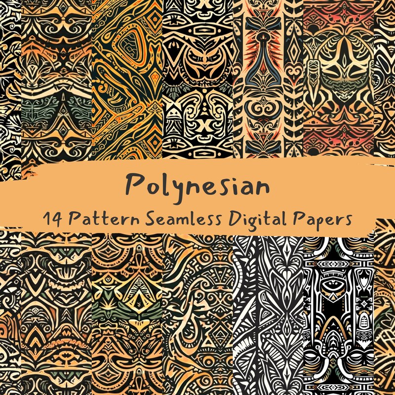 Polynesian Patterns - Etsy