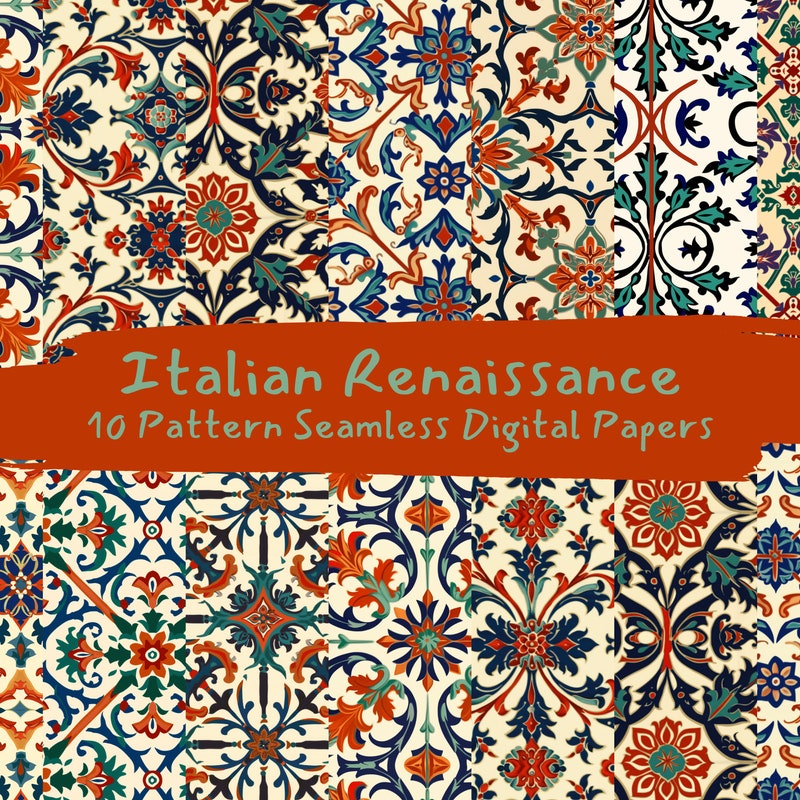 Renaissance Patterns - Etsy