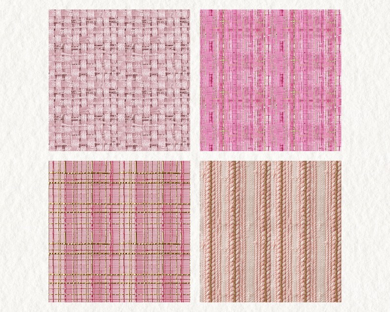 Luxury Designer Tweed Pattern Seamless Digital Papers - Etsy