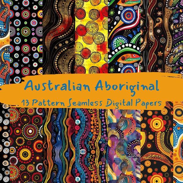 Aboriginal Art Fabric - Etsy