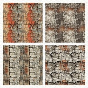 Grunge Walls Pattern Seamless Digital Papers - Printable Scrapbook ...