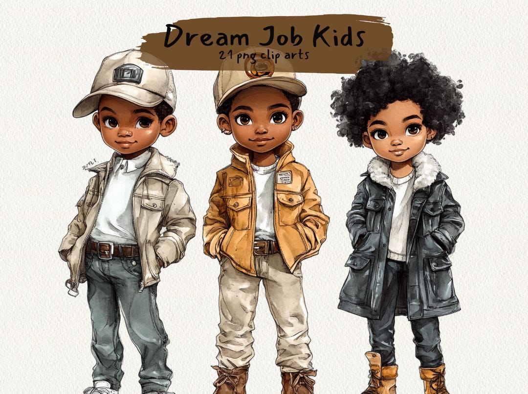 Dream Job Kids Printable Clipart, Png Format, Transparent Background ...