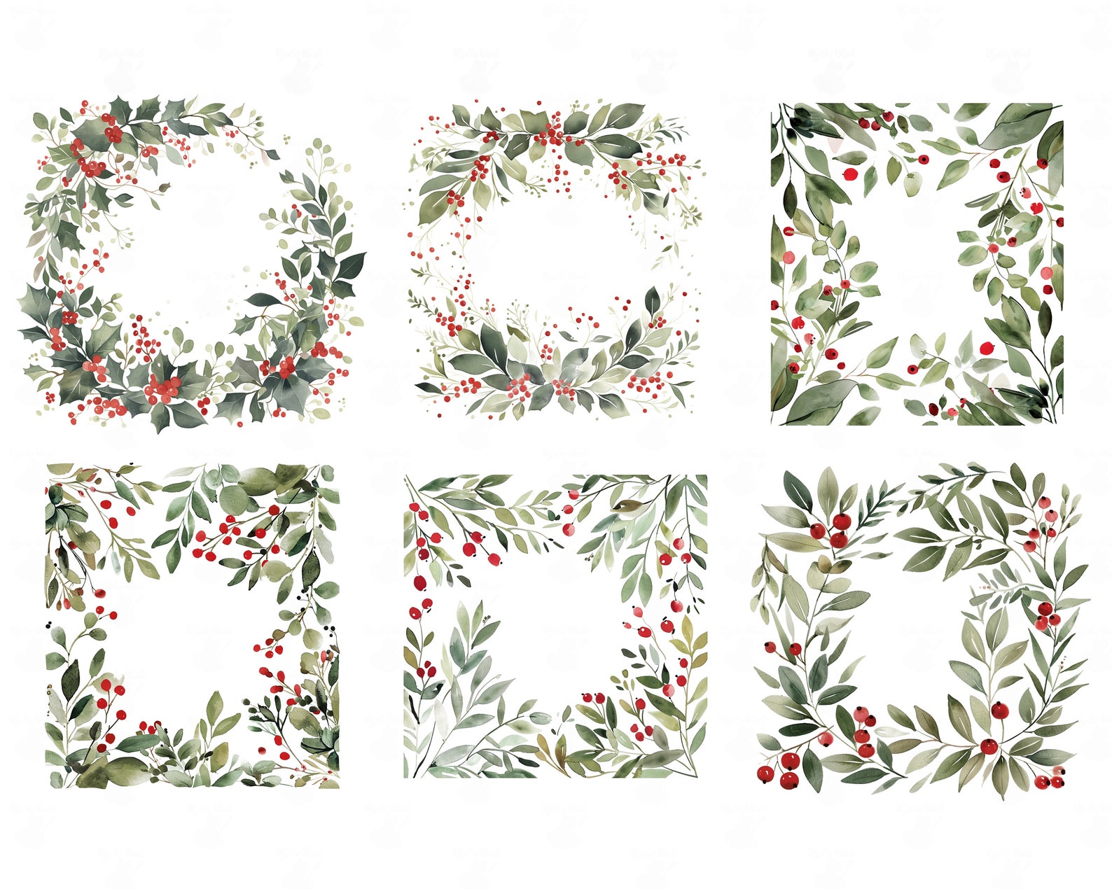Christmas Clipart Printable Clipart, Png Format, Transparent Background ...