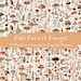 Fall Forest Fungus Pattern Seamless Digital Papers - Printable ...