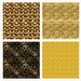 Traditional Chinese Golden Pattern Seamless Digital Papers - Printable ...