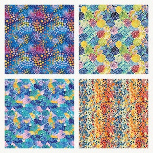 Pointillism Pattern Seamless Digital Papers - Printable Scrapbook Paper ...