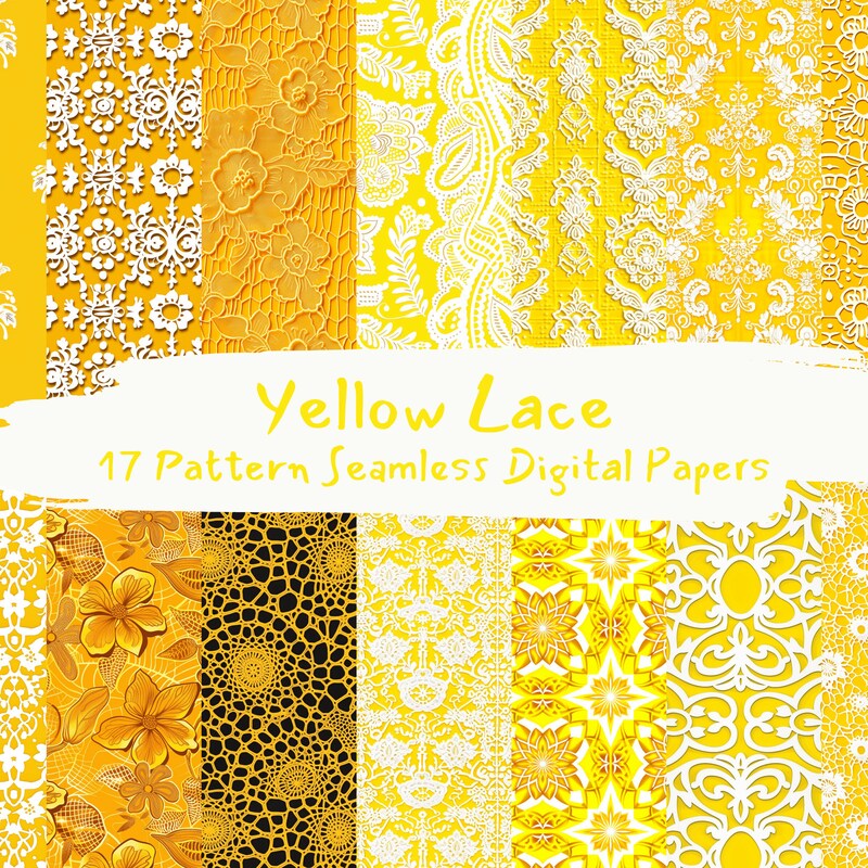 Yellow Lace - Etsy